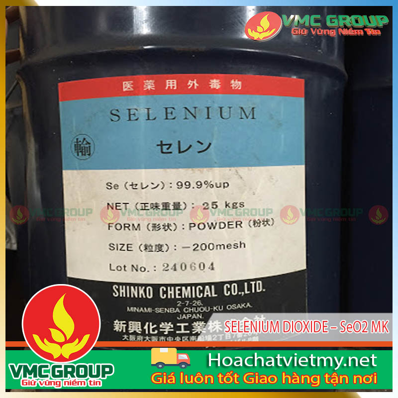 MUA BÁN SELENIUM DIOXIDE - SeO2 MK - HCCM - HÓA CHẤT CÀ MAU™ | TỔNG KHO ...